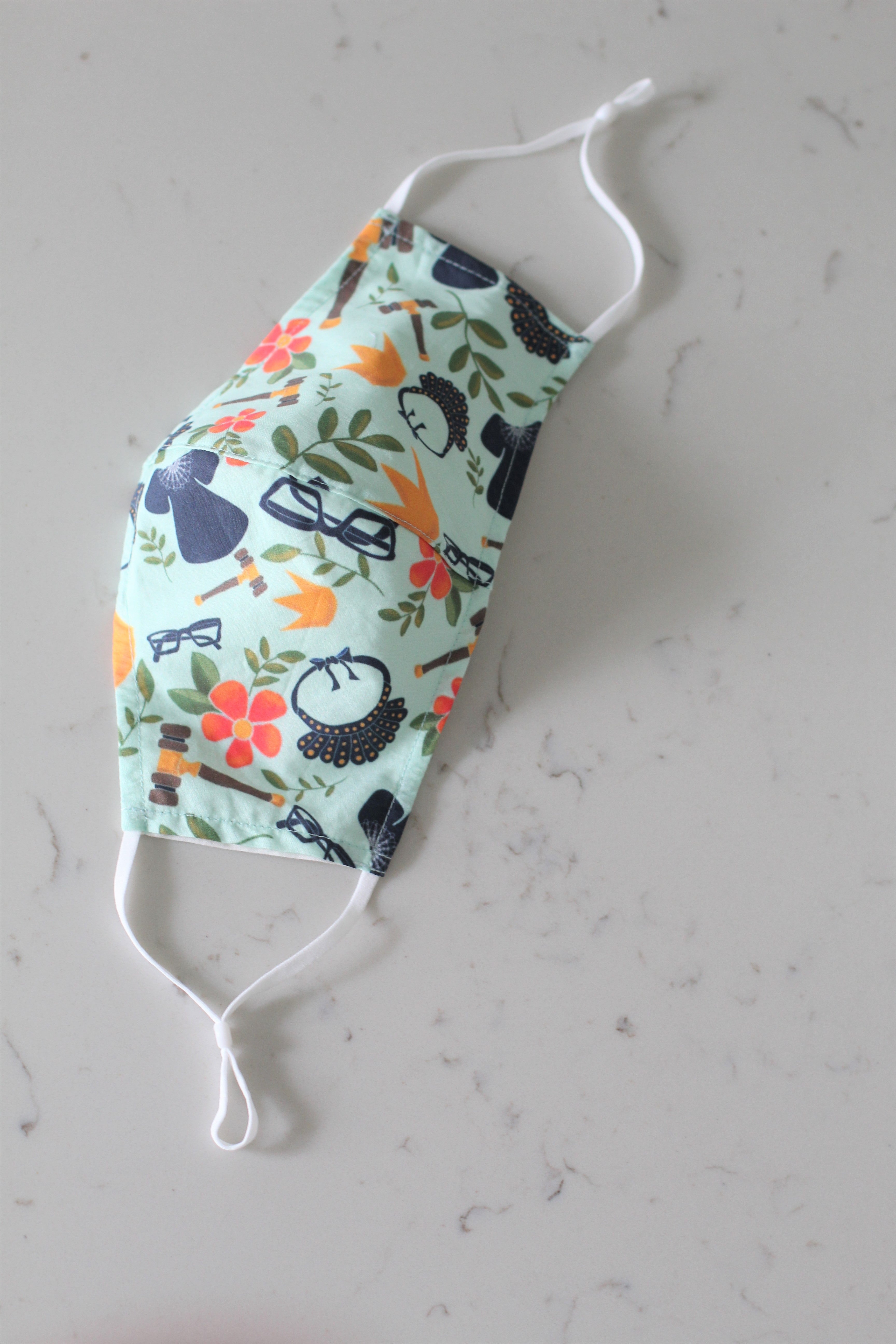 The Justice Face Mask | Handmade 100% Cotton Scrunchies | Maple & Paws